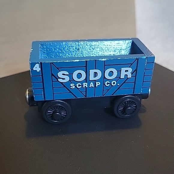 Toys | Thomas Friends Sodor Scrap Co Wooden Railway Train Scrap Car 201 ...